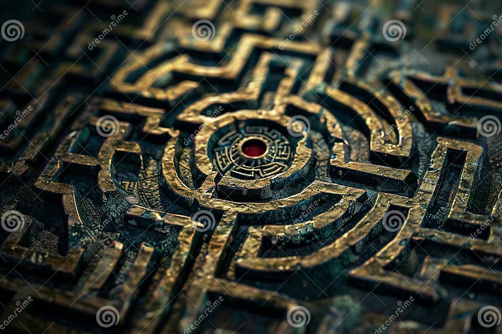 Decode the Cryptic Symbols of a Puzzling Narrative Stock Illustration ...