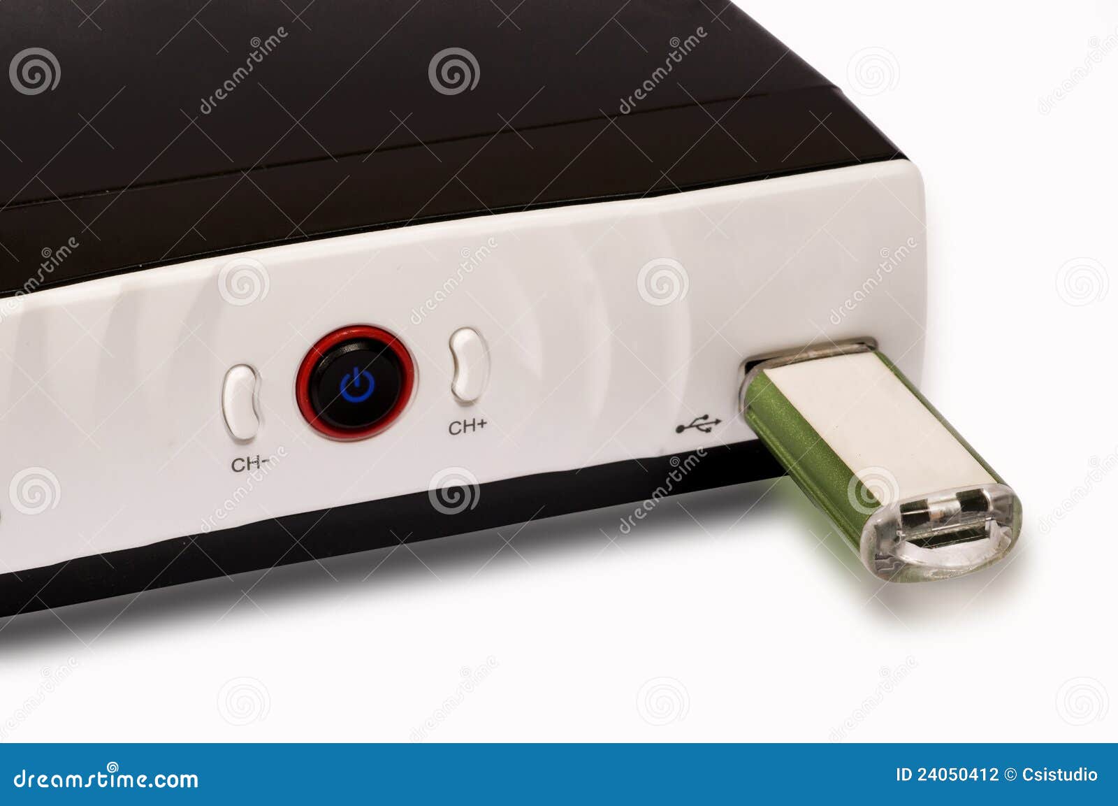 Decoder hd stock photo. Image of electronics, ports, gateway - 24050412