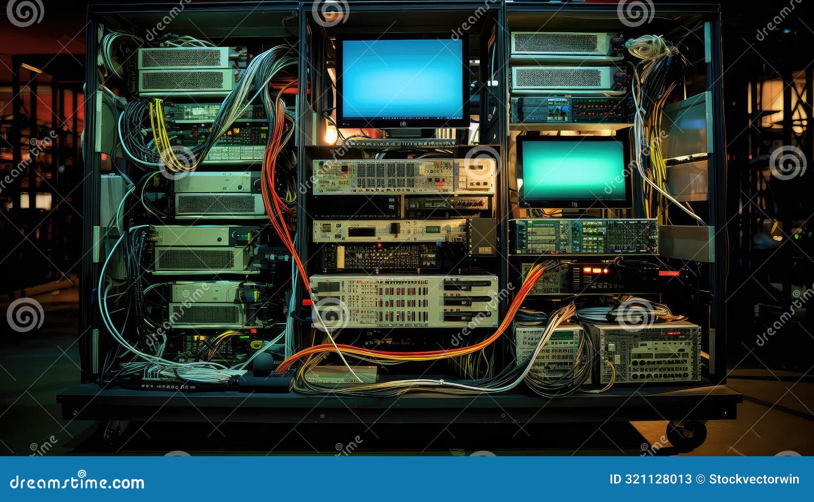 Encoder Television Broadcast Equipment Royalty-Free Illustration ...