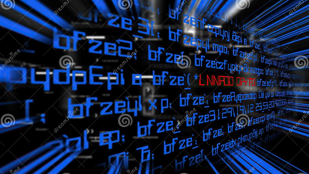 Decoding on Computer Screen Concept Stock Photo - Image of online ...