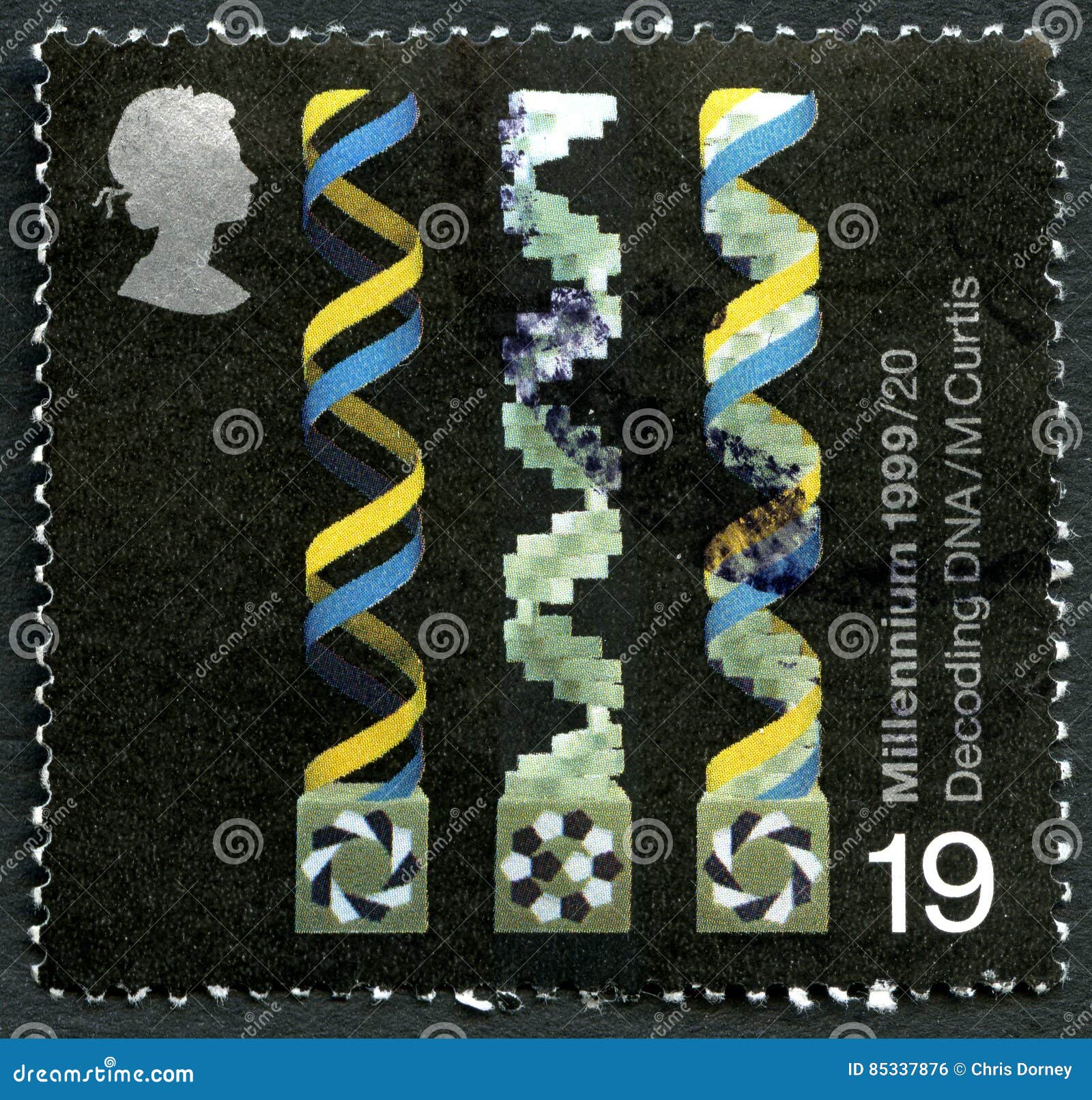 Decoding DNA UK Postage Stamp Editorial Photo - Image of genetics ...