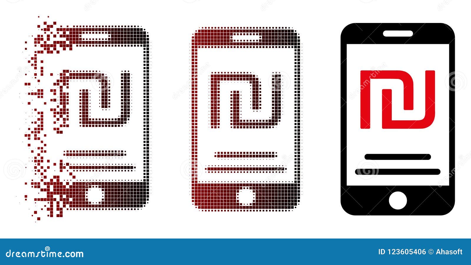 Decomposed Pixel Halftone Shekel Mobile Payment Icon Stock Vector ... Decomposed Pixel Halftone Shekel Mobile Payment Icon Stock Vector ...