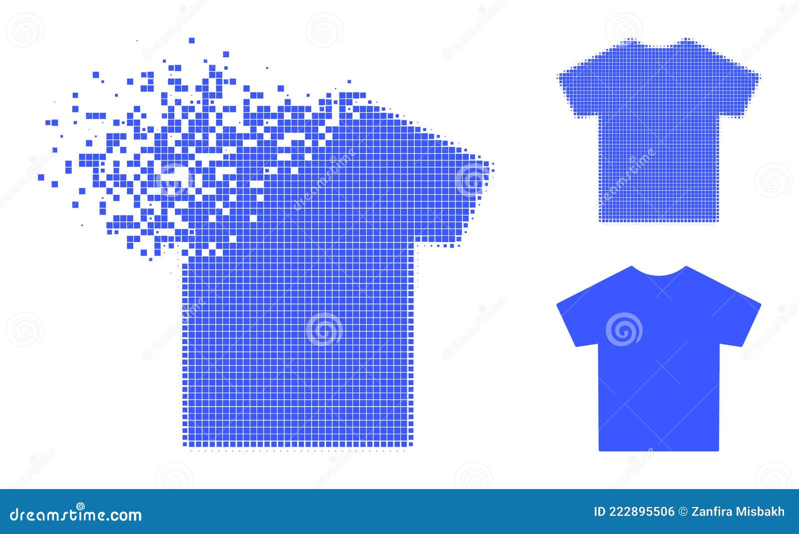 Decomposed Pixelated Male T-Shirt Glyph with Halftone Version Stock ... Decomposed Pixelated Male T-Shirt Glyph with Halftone Version Stock ...