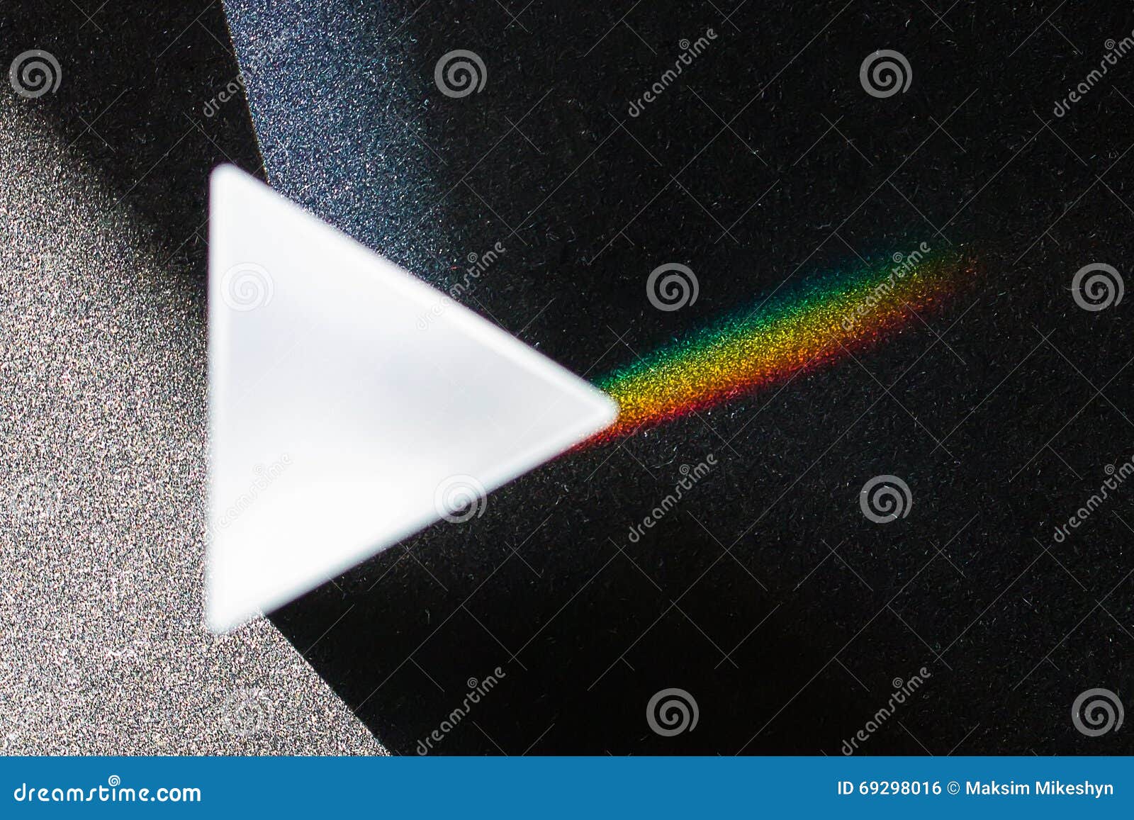 The Decomposition of Light in a Prism Stock Photo - Image of colour ...