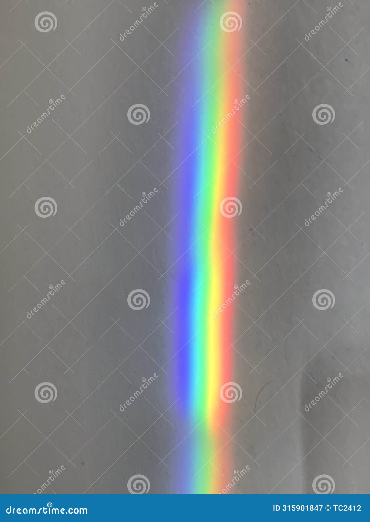 Decomposition of the Light Ray into the Colors of the Rainbow Stock ...
