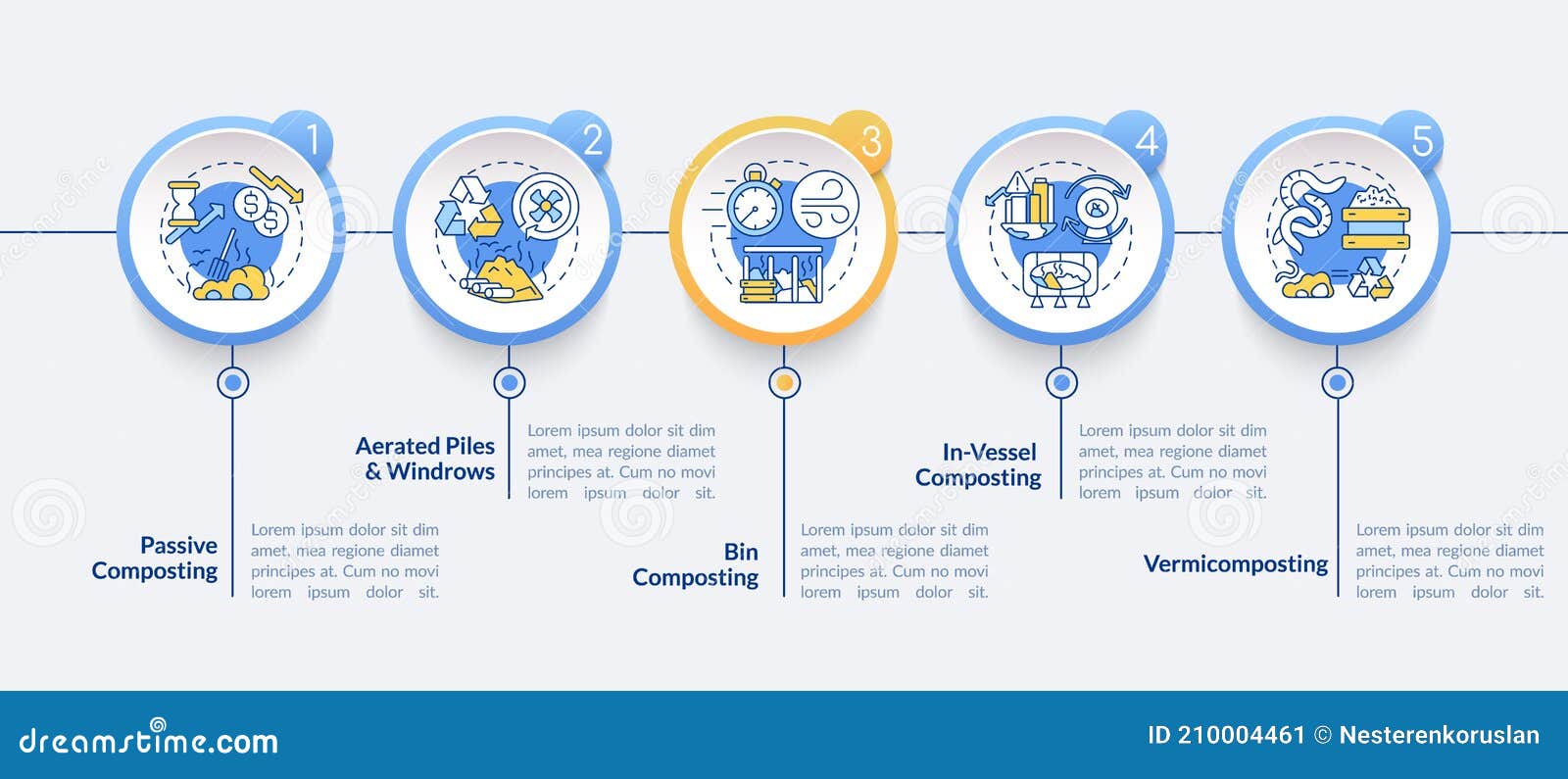 Decomposition Vector Infographic Template Stock Vector - Illustration ...