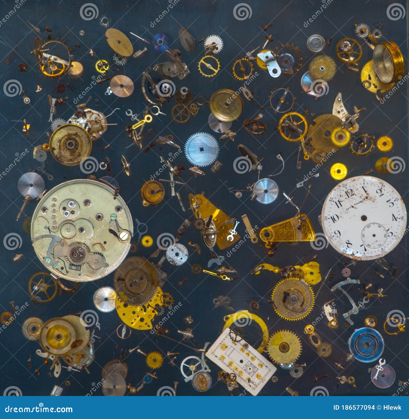 Deconstructed Antique Watch Stock Photo - Image of deconstructed, cogs ...