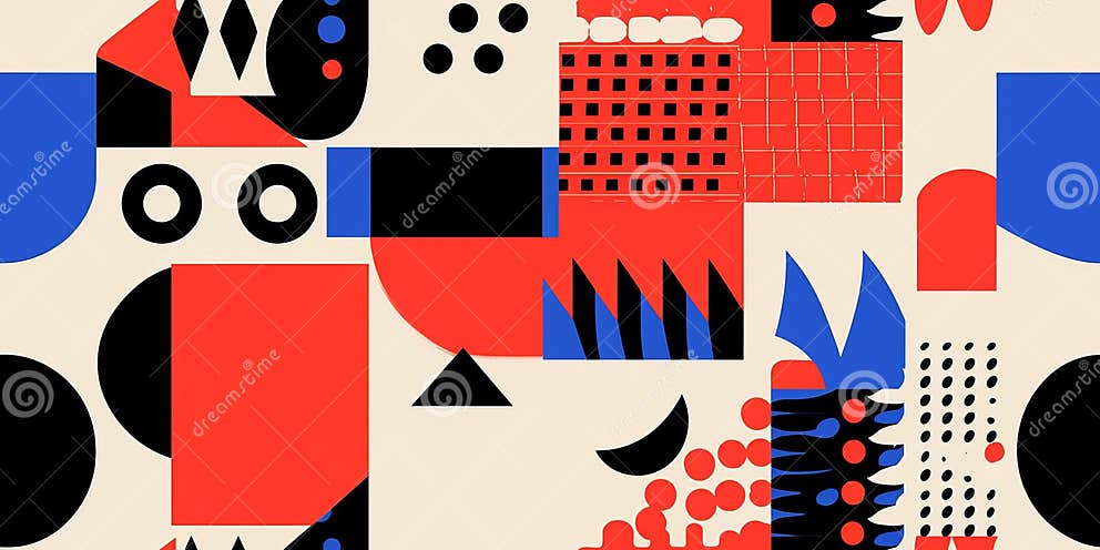 Deconstructed Postmodern Illustrations Feature Vector Abstract Symbols ...