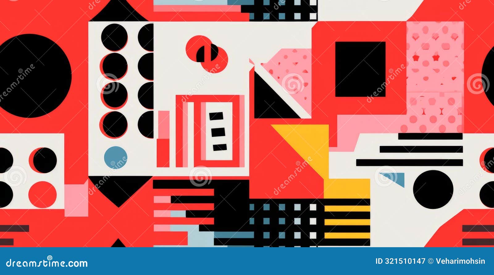 Deconstructed Postmodern Illustrations Feature Vector Abstract Symbols ...