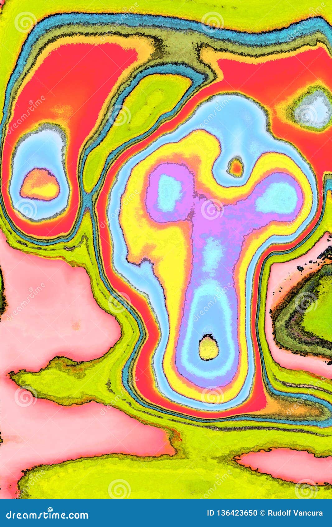 Deconstructivist Art Composition Stock Illustration - Illustration of ...