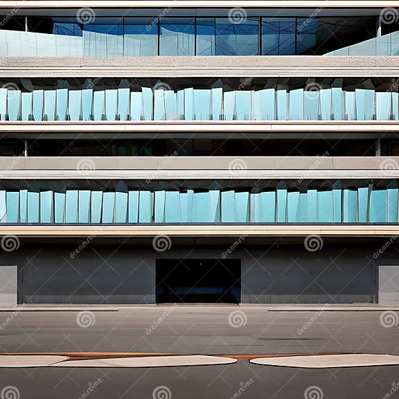 17 a Deconstructivist-style Building with Fragmented Shapes and an ...