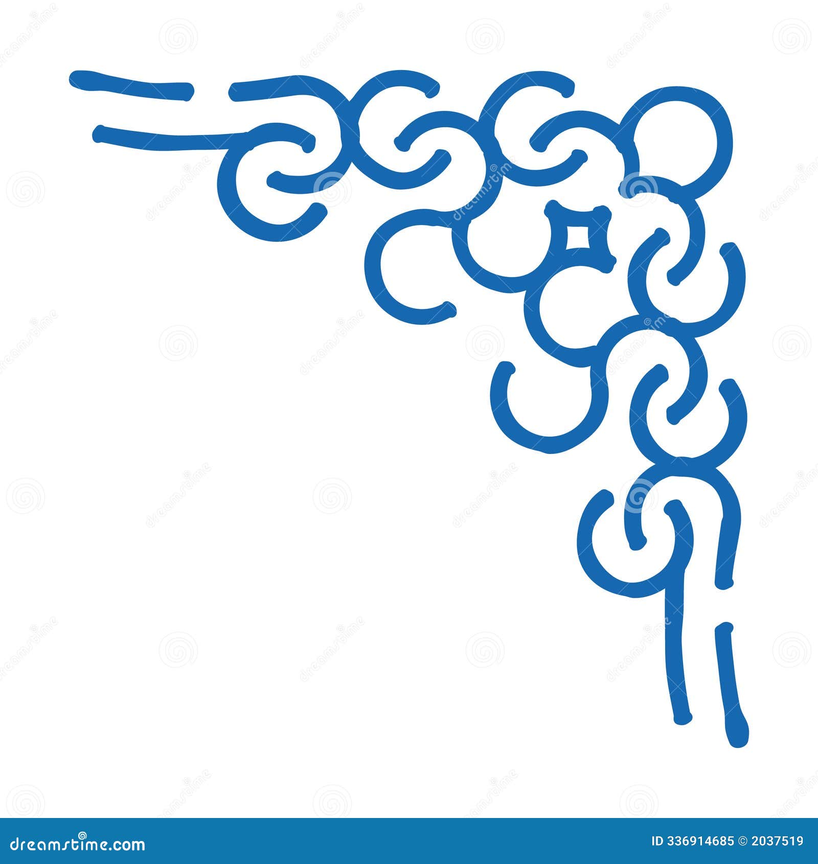 Decor Corner Flat Icon Doodle Illustration Stock Vector - Illustration ...