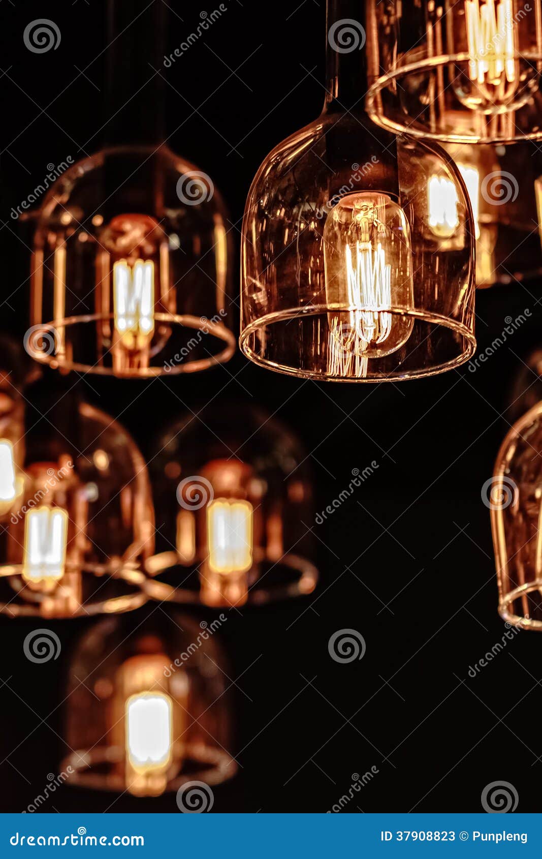Interior Lighting. Spot Lamp Isolated On White Background, LED Lamp ...