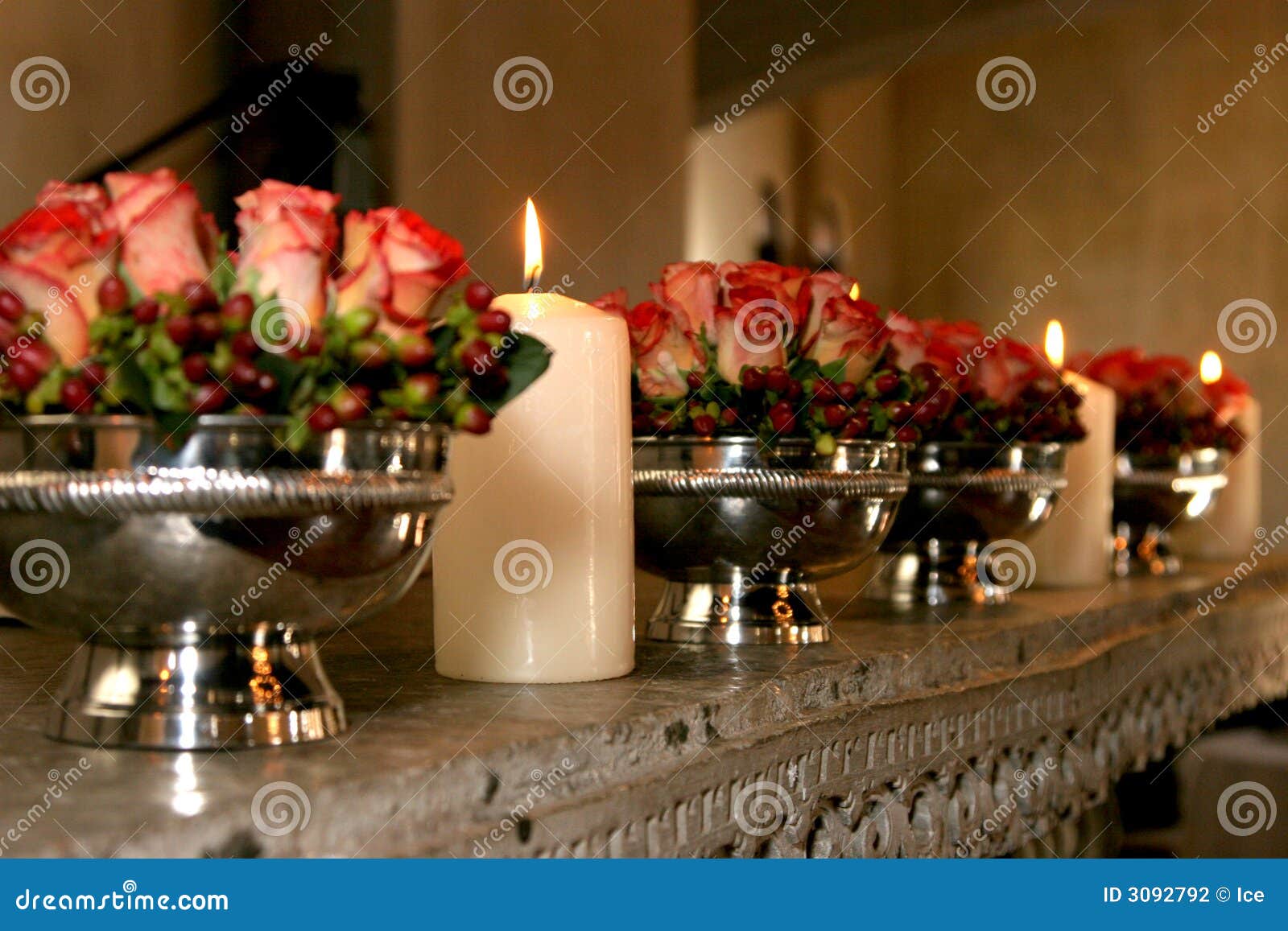 Decor Roses stock photo. Image of bowls, reception, party - 3092792