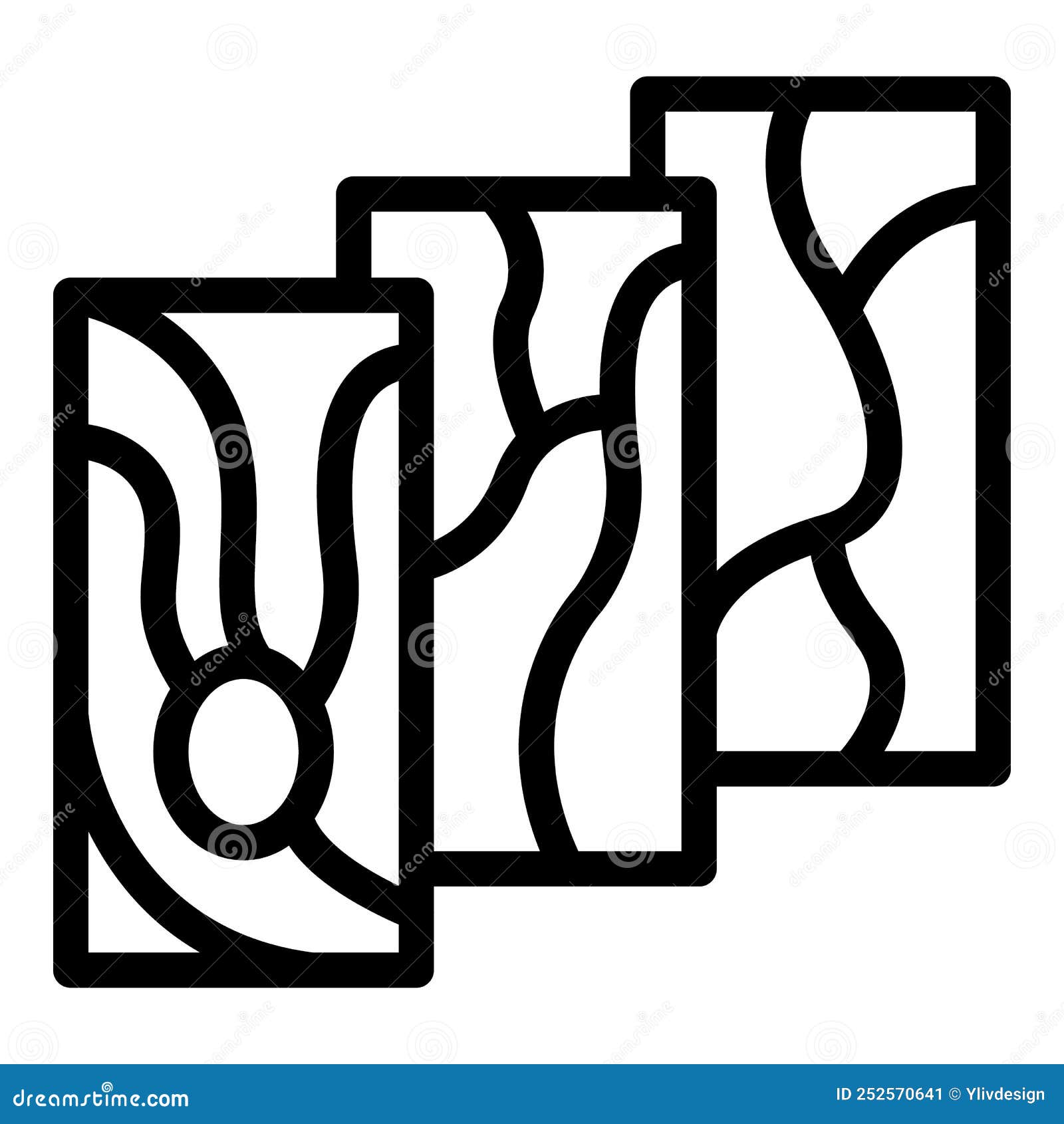 Decor Surface Icon Outline Vector. Home Texture Stock Illustration ...