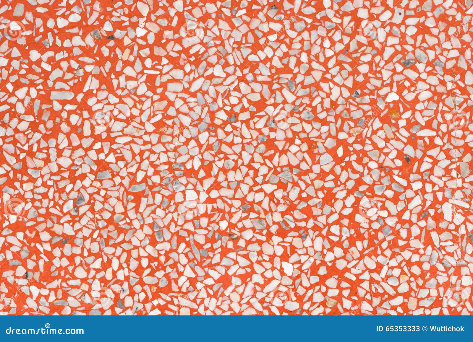 Decorarive Red Terrazzo Floor Stock Image - Image of color, mineral ...