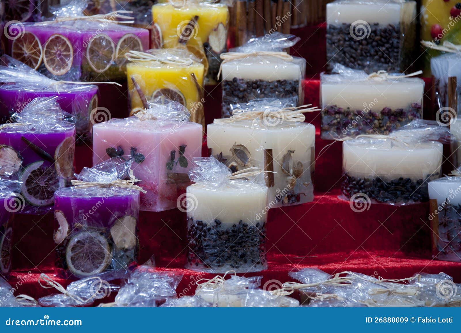 Decorated candles stock image. Image of winter, shiny - 26880009