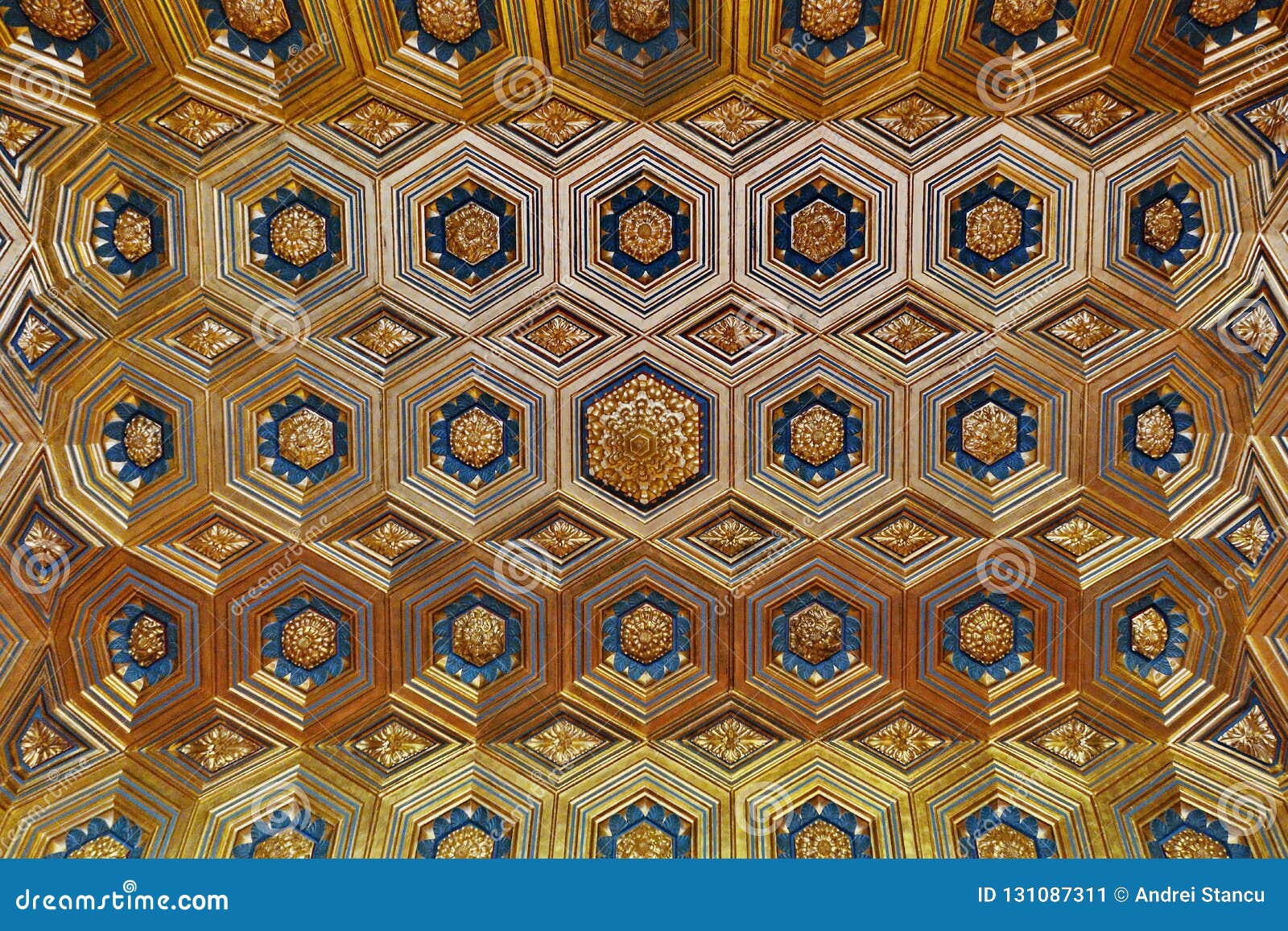 Decorated ceiling stock image. Image of mystic, pattern - 131087311