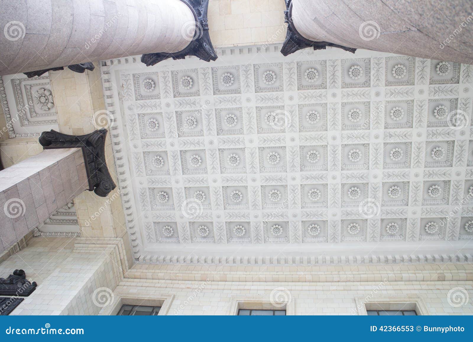 Decorated ceiling stock image. Image of design, interior - 42366553