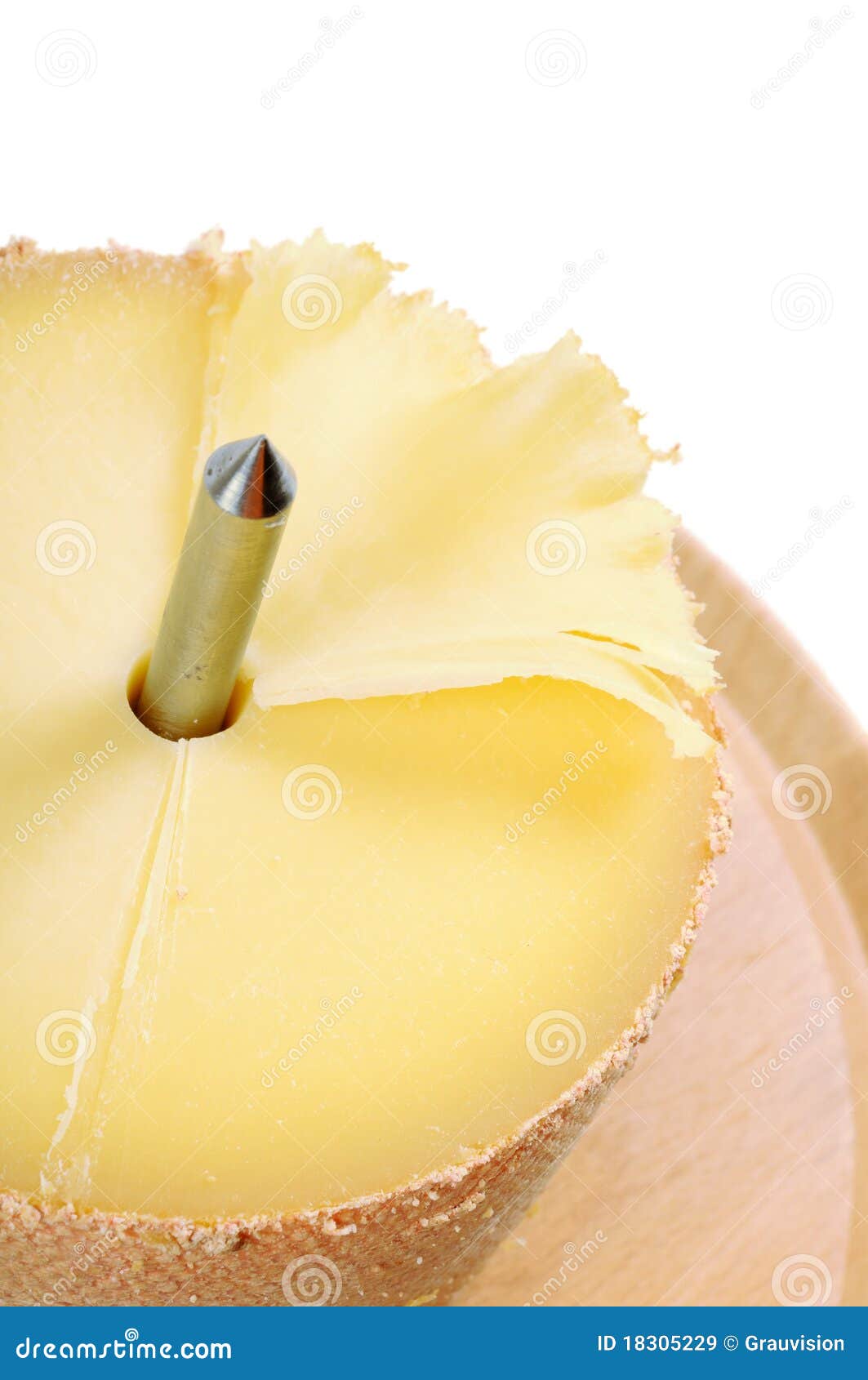Decorated Cheese on Girolle Stock Image - Image of board, scrap: 18305229