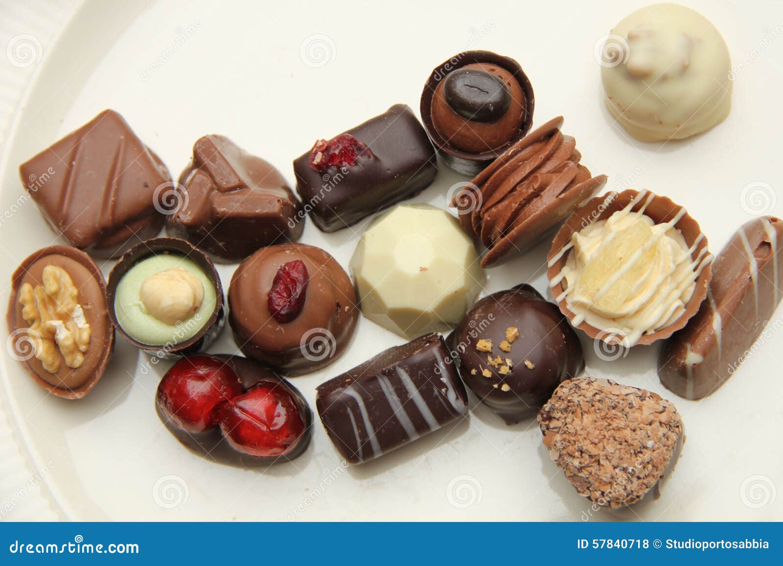 Decorated chocolates stock photo. Image of confection - 57840718