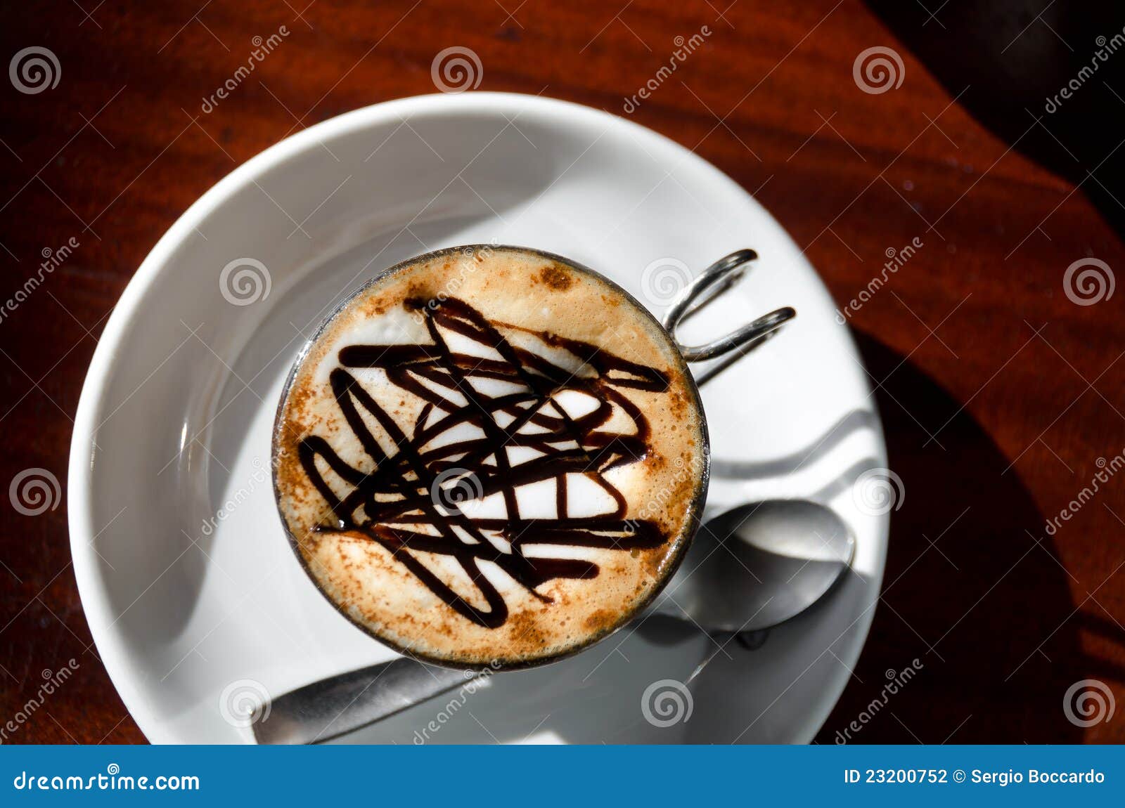 Decorated Coffee stock photo. Image of breakfast, cappuccino - 23200752