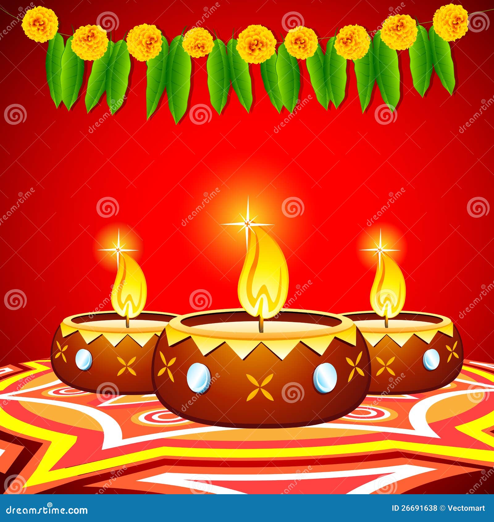 Diya Cartoons, Illustrations & Vector Stock Images - 40681 Pictures to ...
