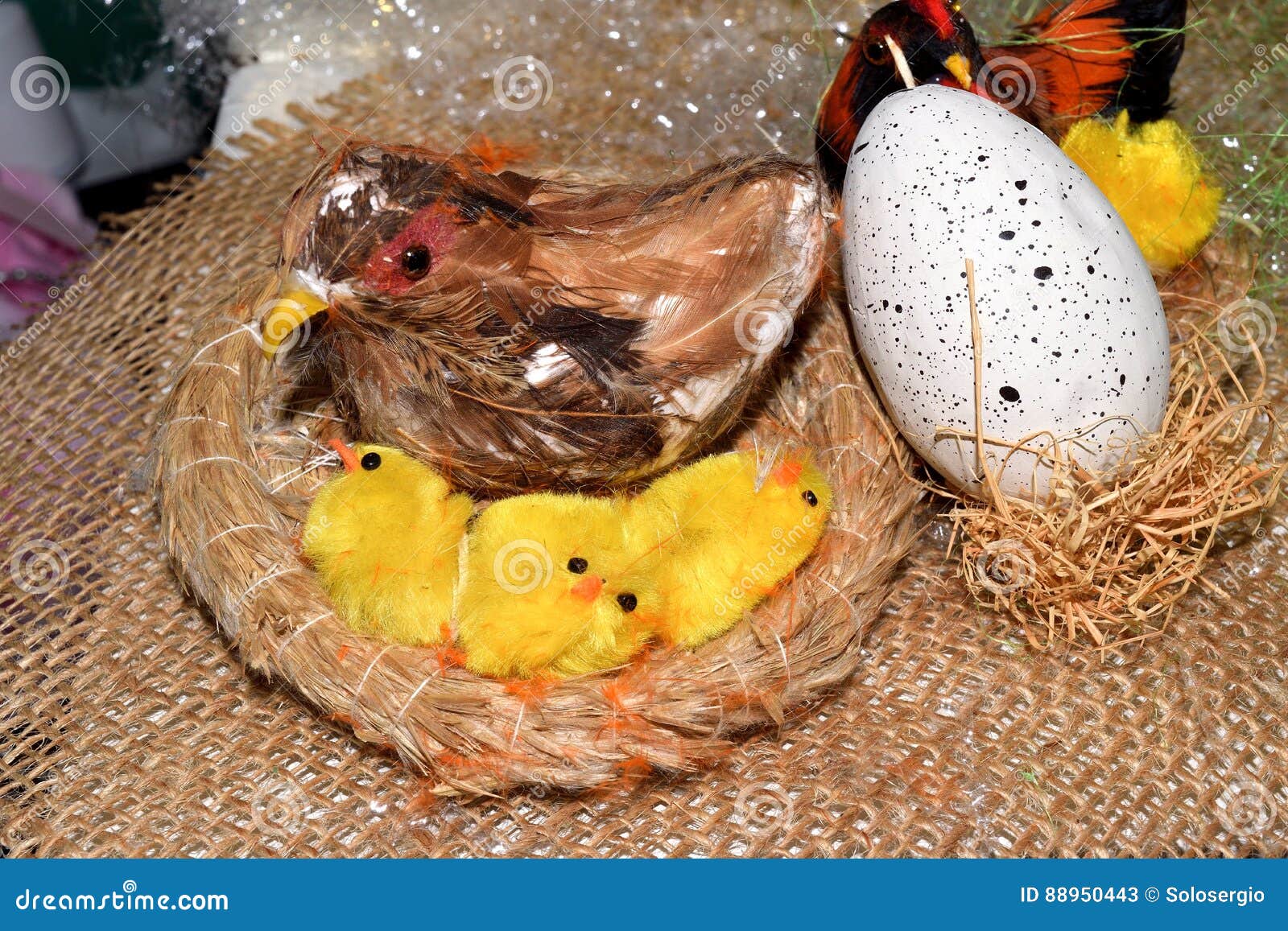 Decorated egg with chick stock image. Image of easter - 88950443