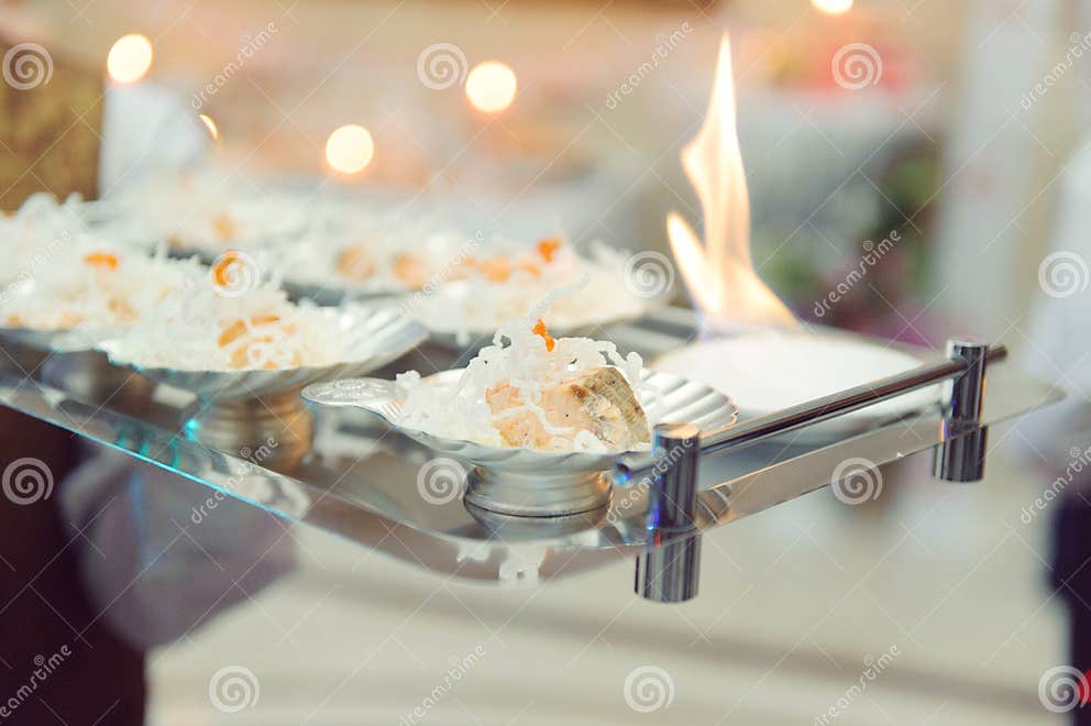 Decorated Fish with Fire stock image. Image of focus - 46464581