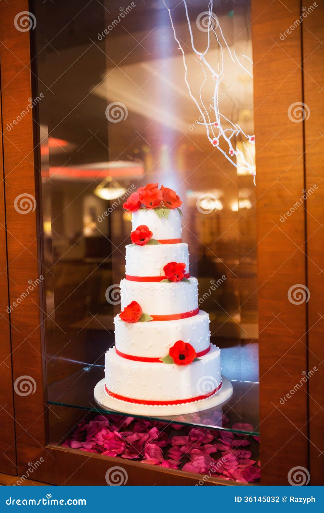 Decorated five floors cake stock photo. Image of pastry - 36145032