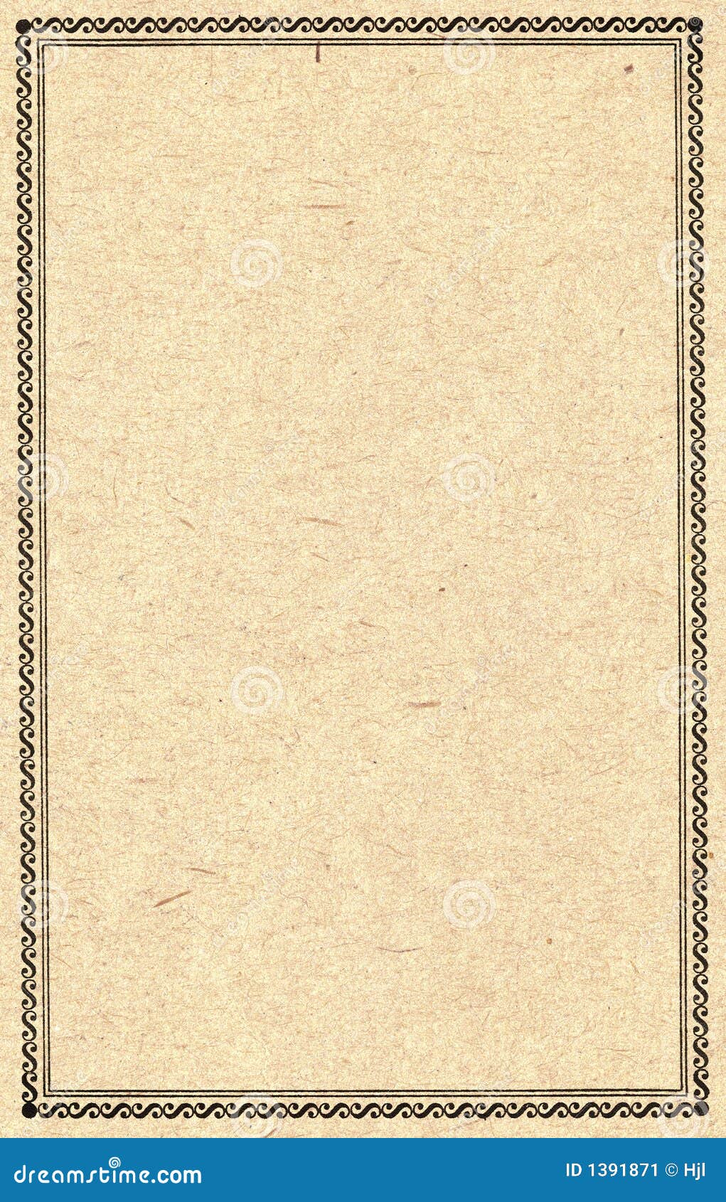 Decorated framed paper stock image. Image of history, materials - 1391871