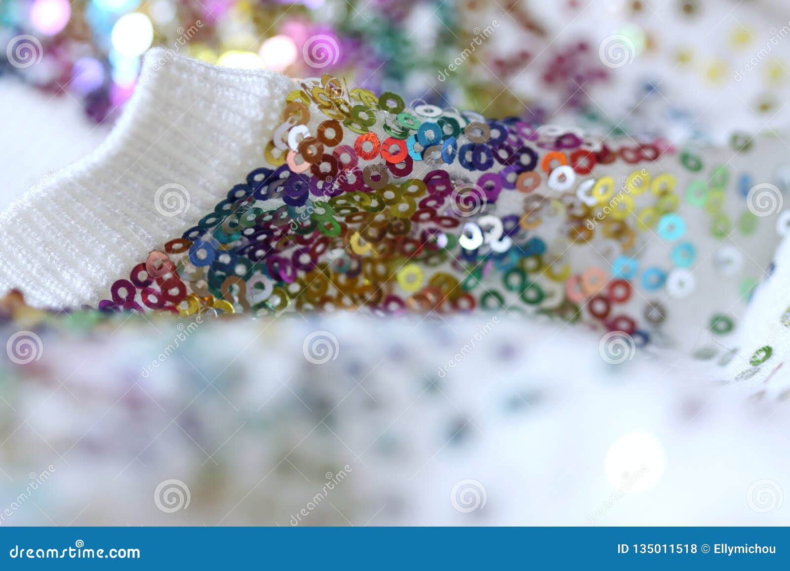Fashionable Spangly Garment Stock Photo - Image of cotton, beautiful ...