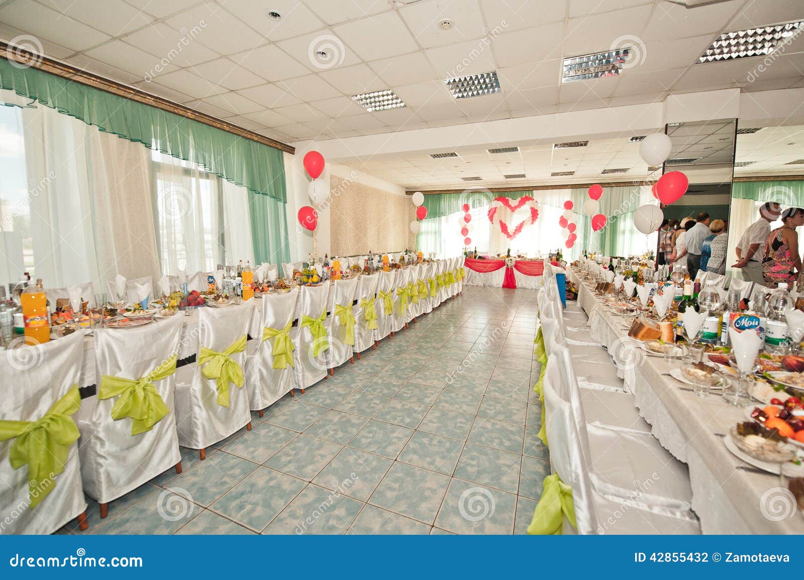The decorated hall. editorial photography. Image of flower - 42855432