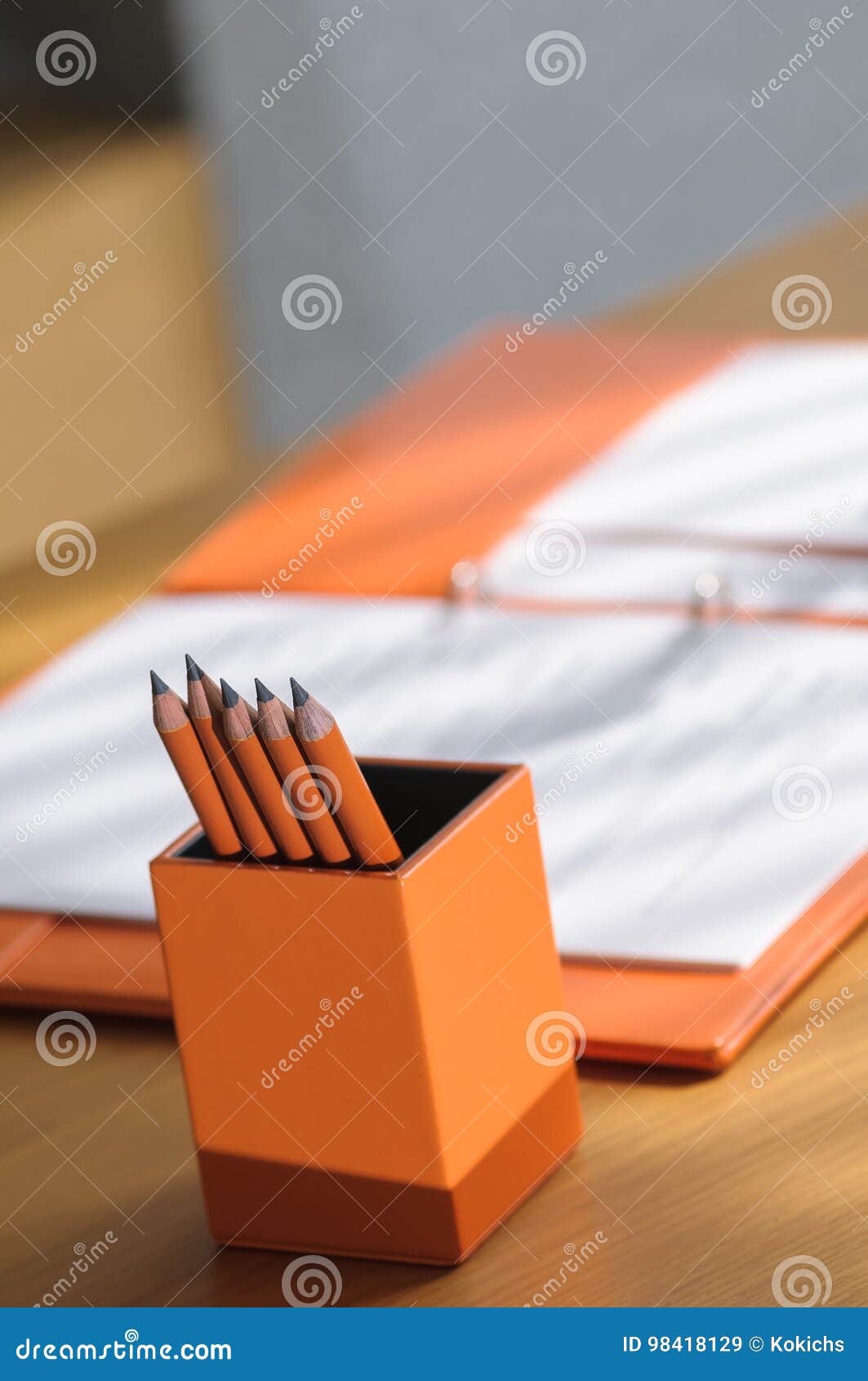 Decorated Minimal Office Working Corner in Modern Style Stock Image ...