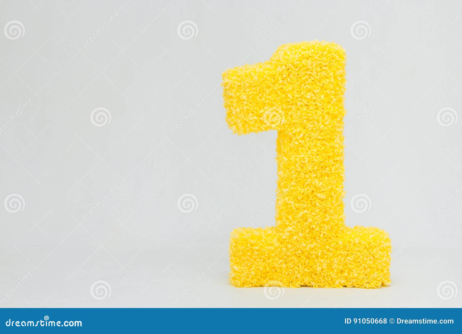 Decorated Number 1 for a Birthday. Stock Photo - Image of decorative ...