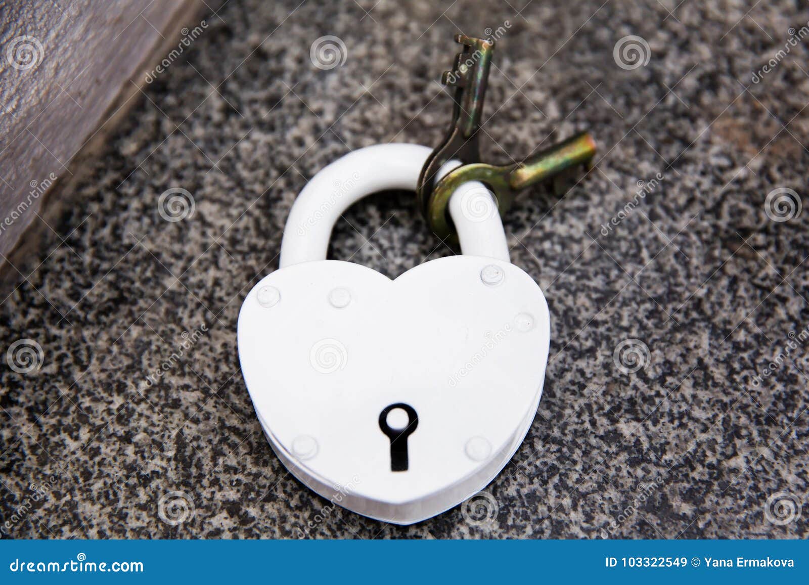 Decorated padlock of love stock image. Image of decorated - 103322549
