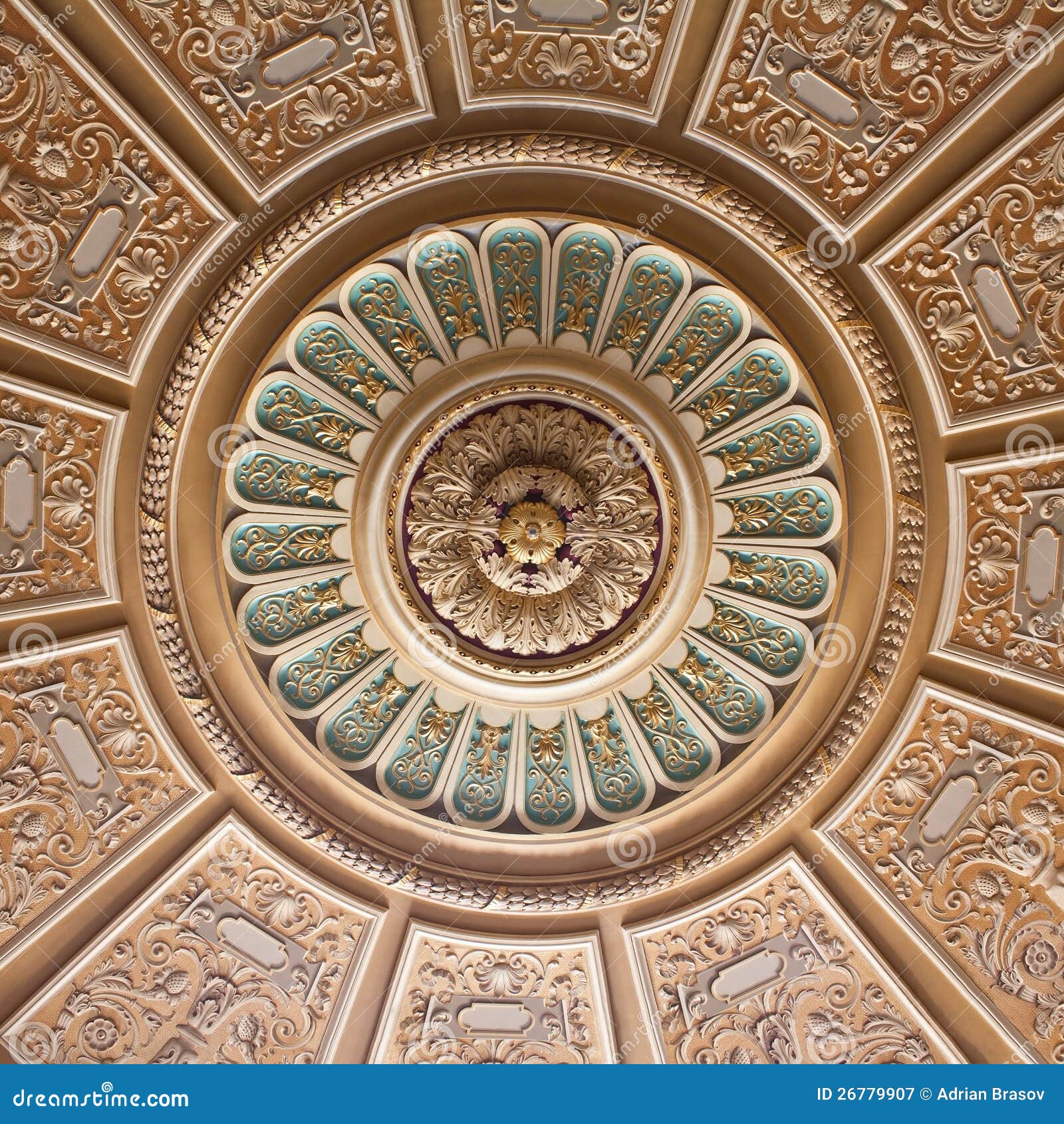 Decorated Palace Ceiling Royalty Free Stock Photography - Image: 26779907
