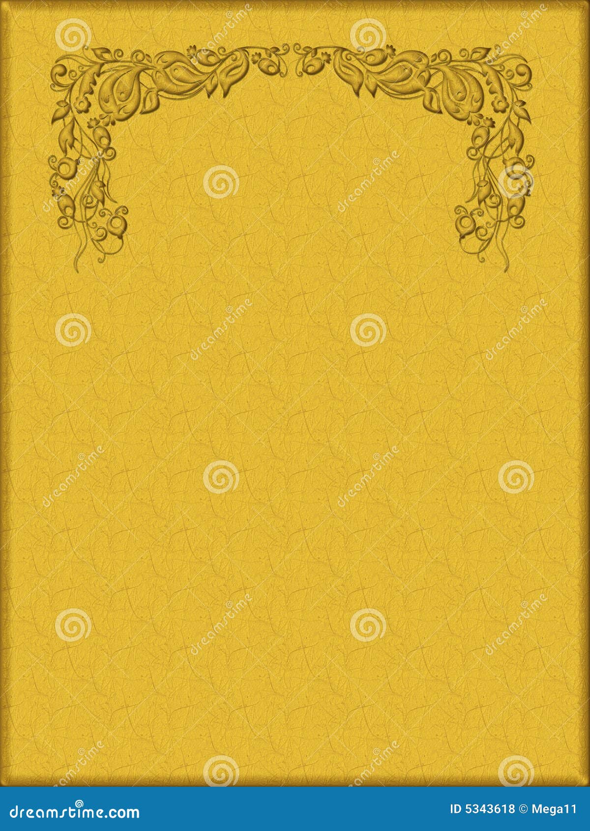 Decorated paper stock illustration. Illustration of gold - 5343618