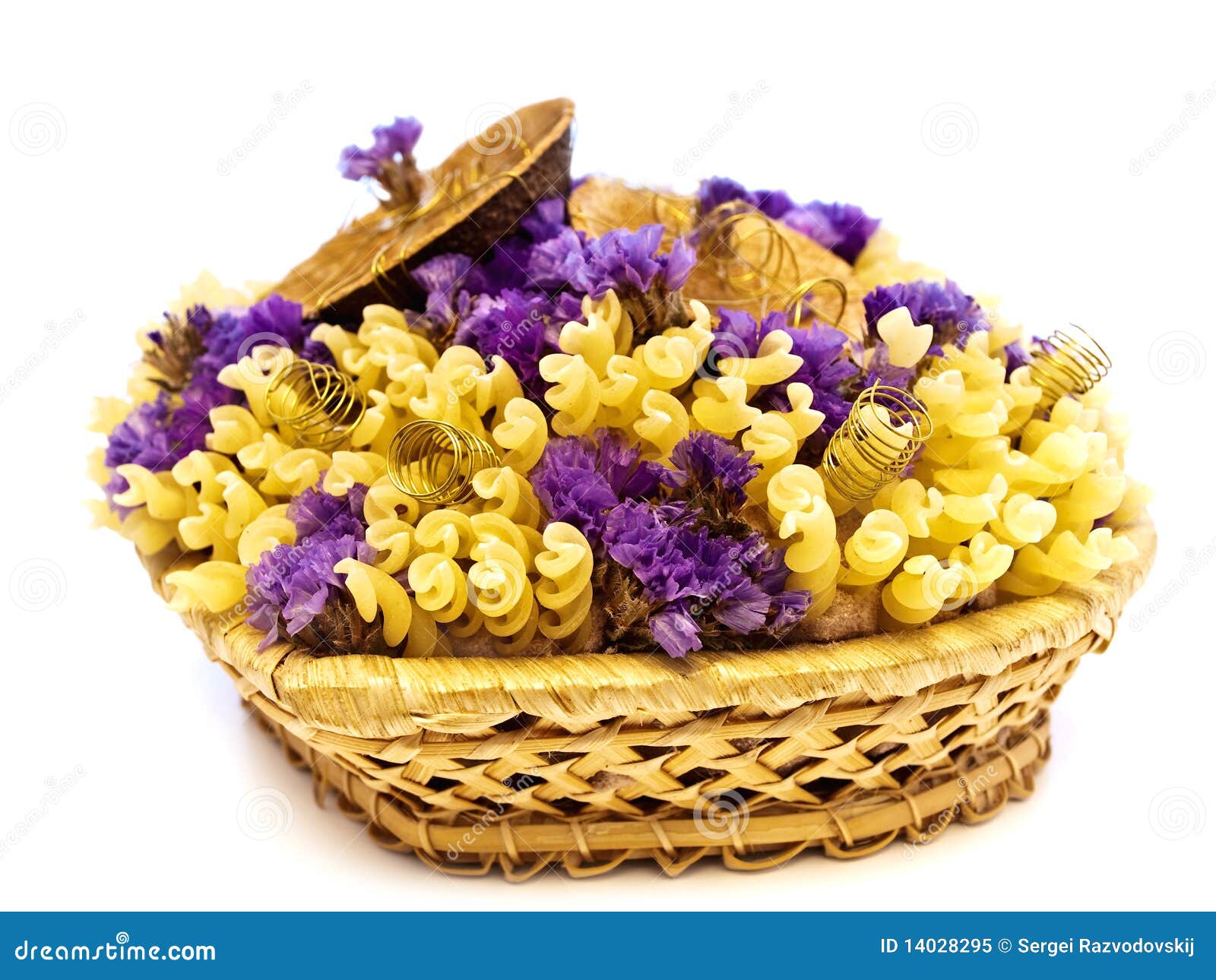 Decorated pasta stock image. Image of healthy, decor - 14028295