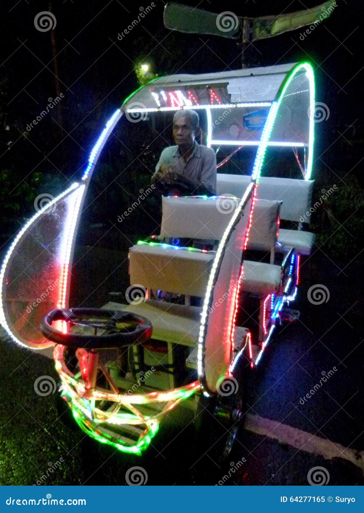 Decorated rickshaws editorial image. Image of decorated - 64277165