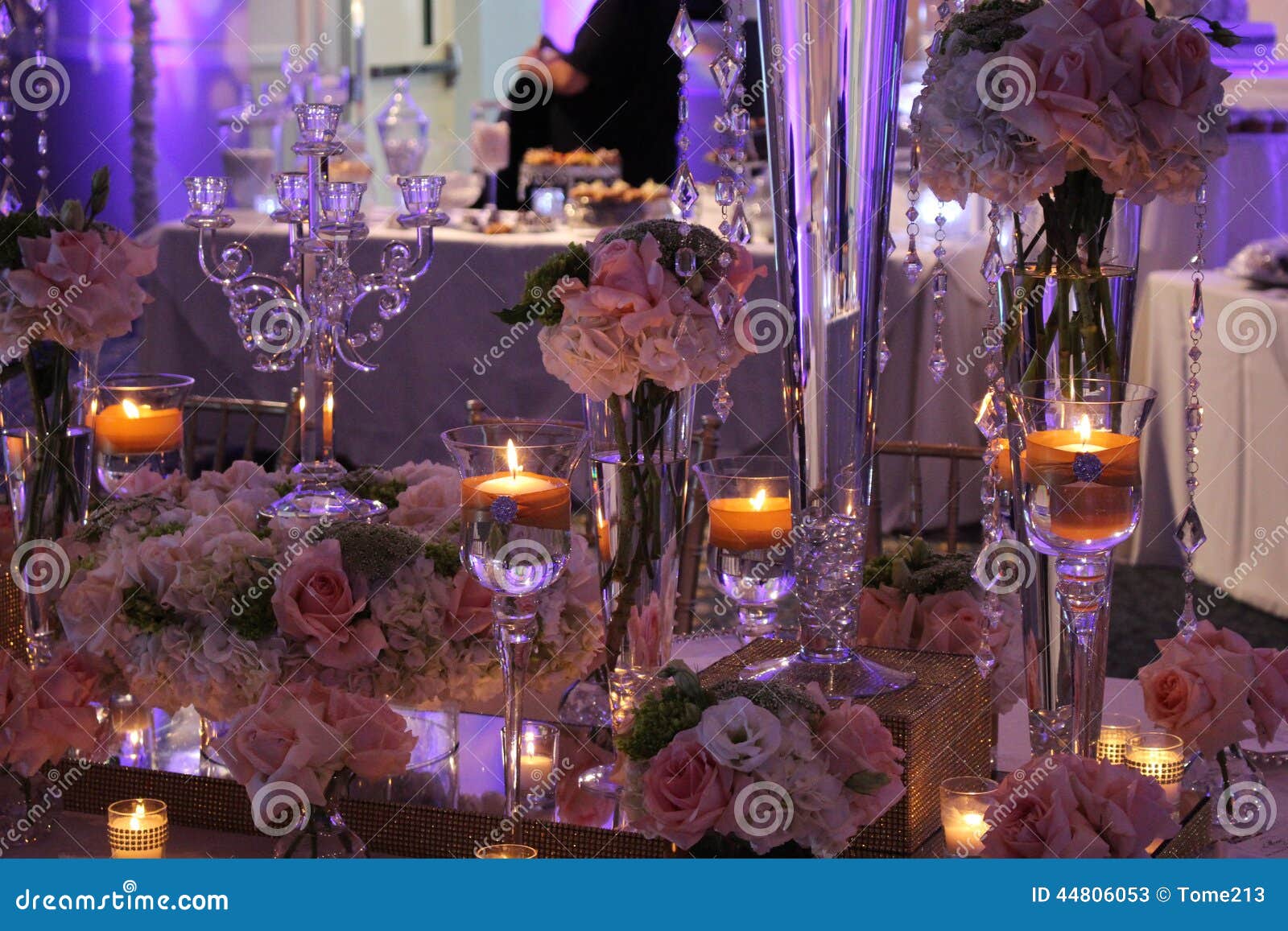 Decorated table stock image. Image of table, theme, centerpiece - 44806053