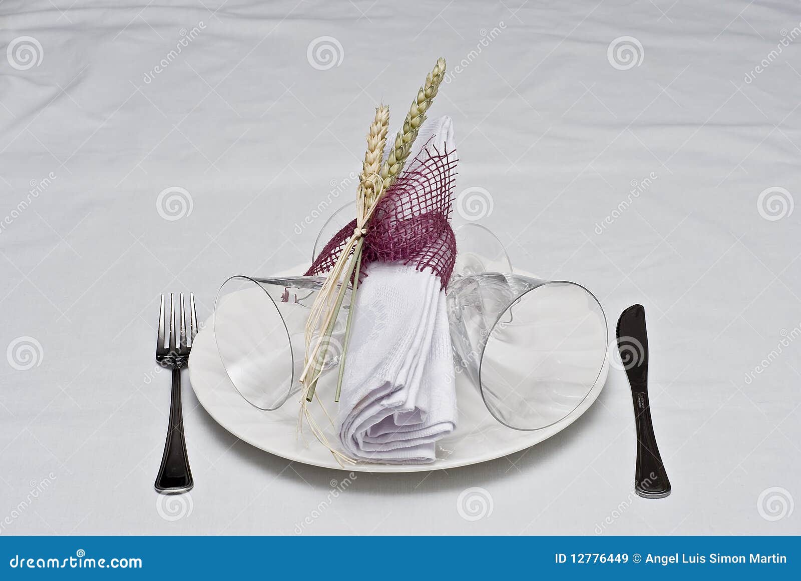 Decorated table to eat. stock image. Image of customers - 12776449
