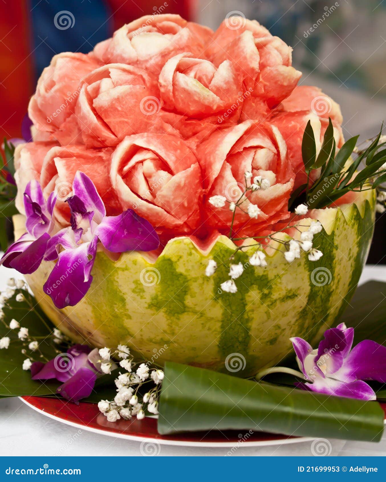 Decorated watermelon stock image. Image of watermelon - 21699953