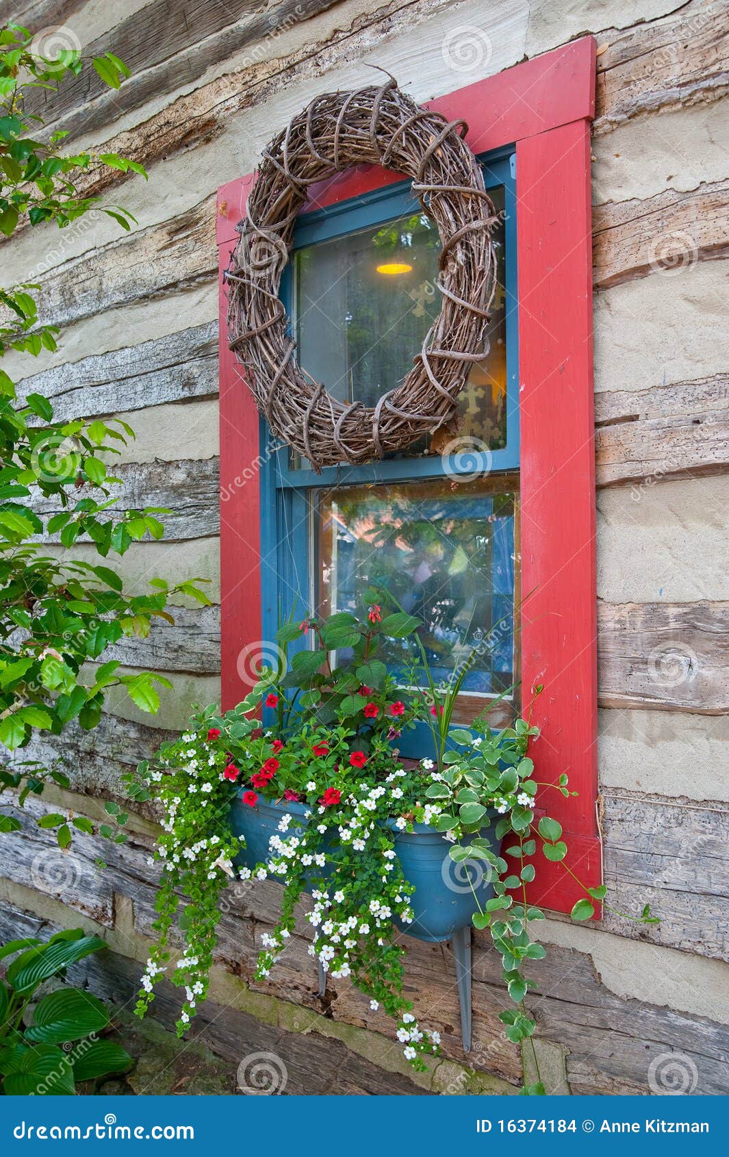 Decorated Window stock photo. Image of plants, window - 16374184