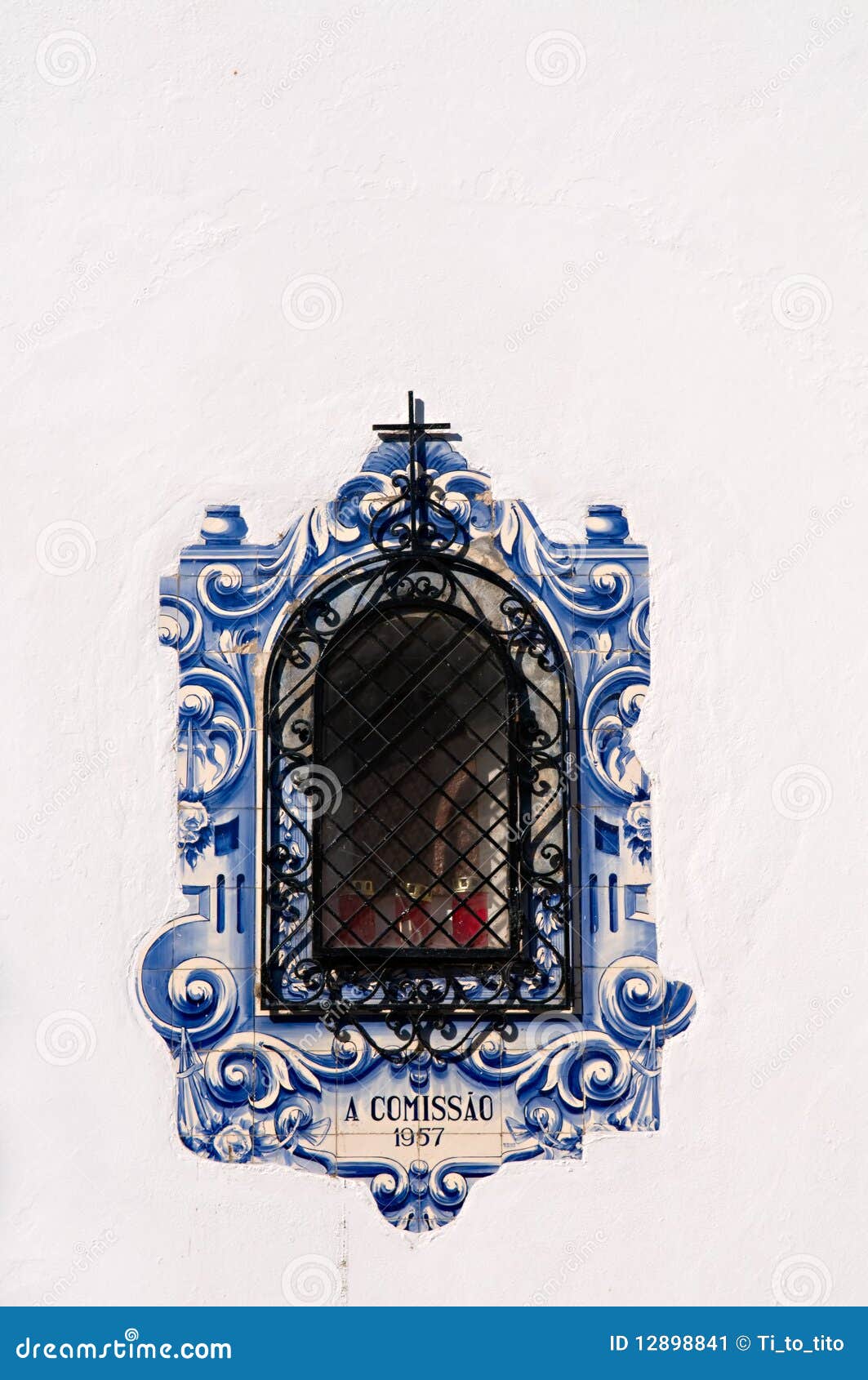 Decorated window, Portugal stock image. Image of building - 12898841