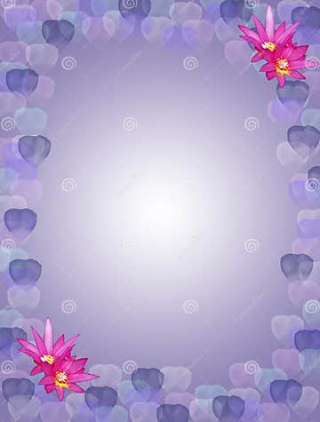 Decorated writing paper stock illustration. Illustration of writing ...