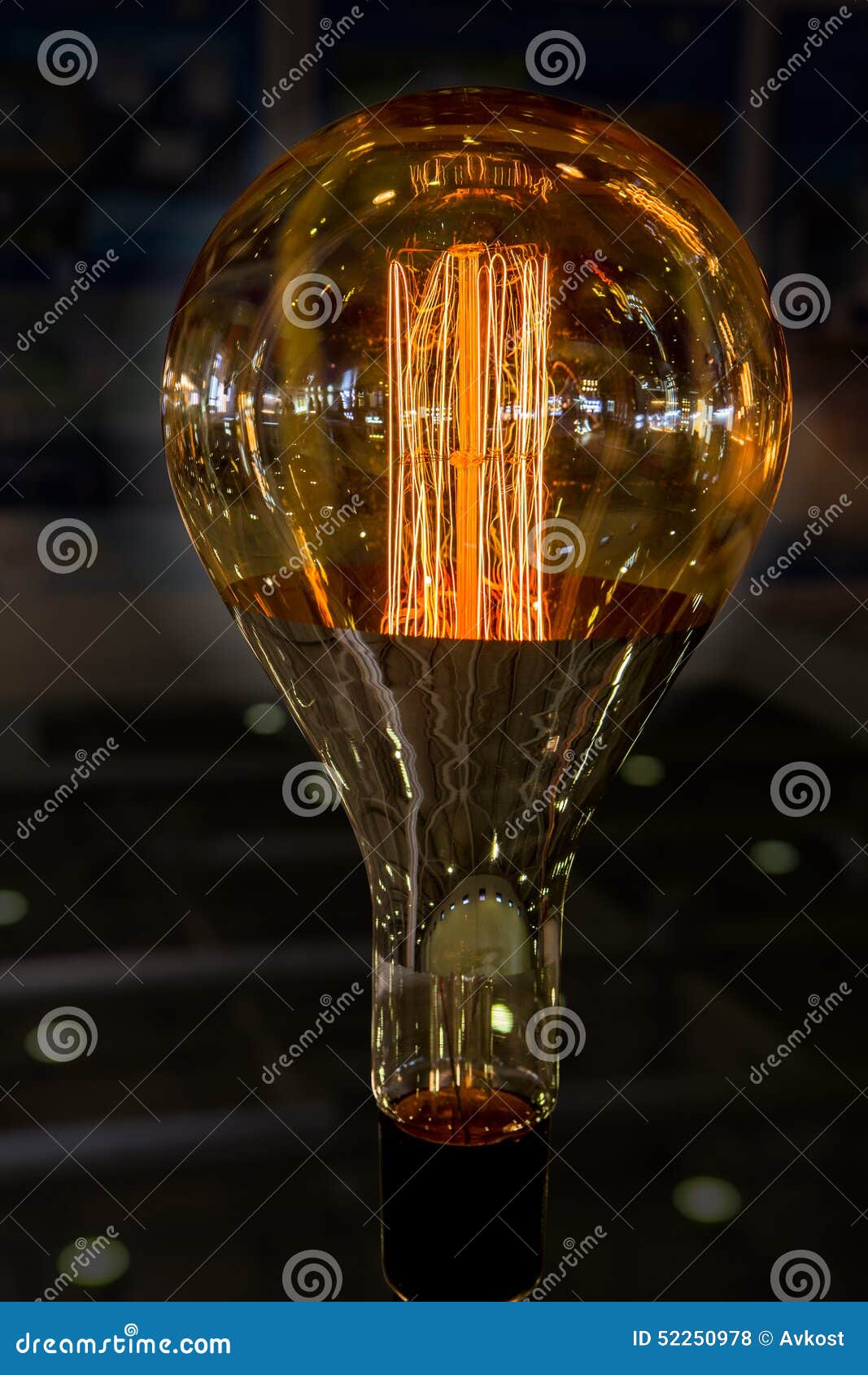 Decoratieve gloeilampen stock foto. Image of verlichting - 52250978