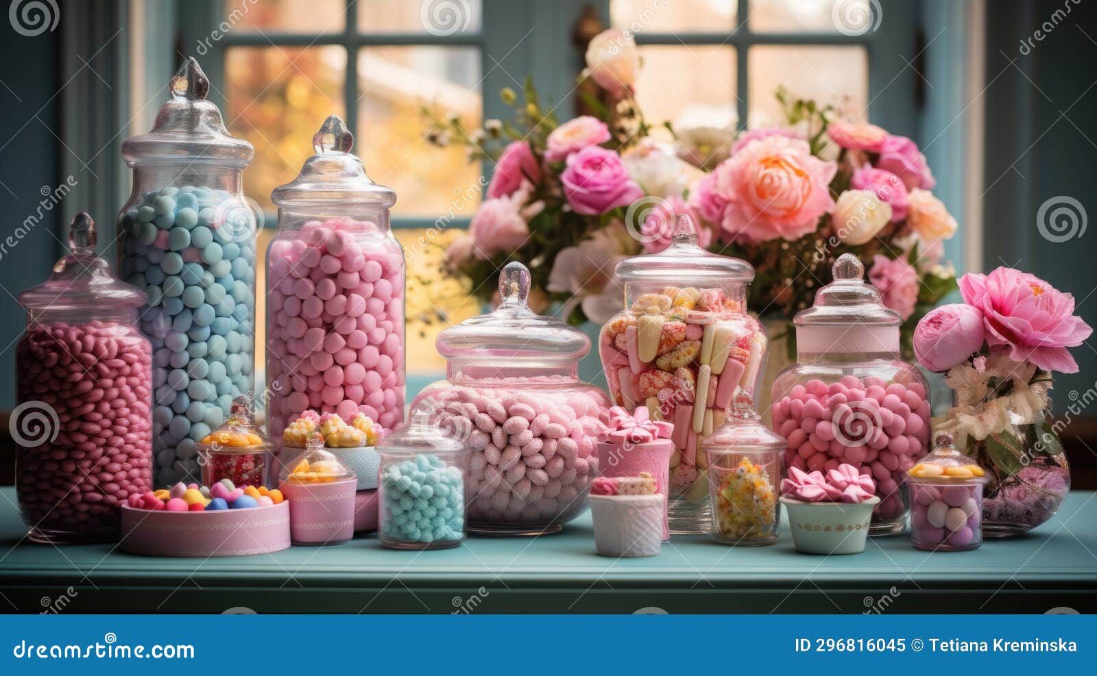 Decorating with Candy Day Concept Stock Image - Image of artistic ...
