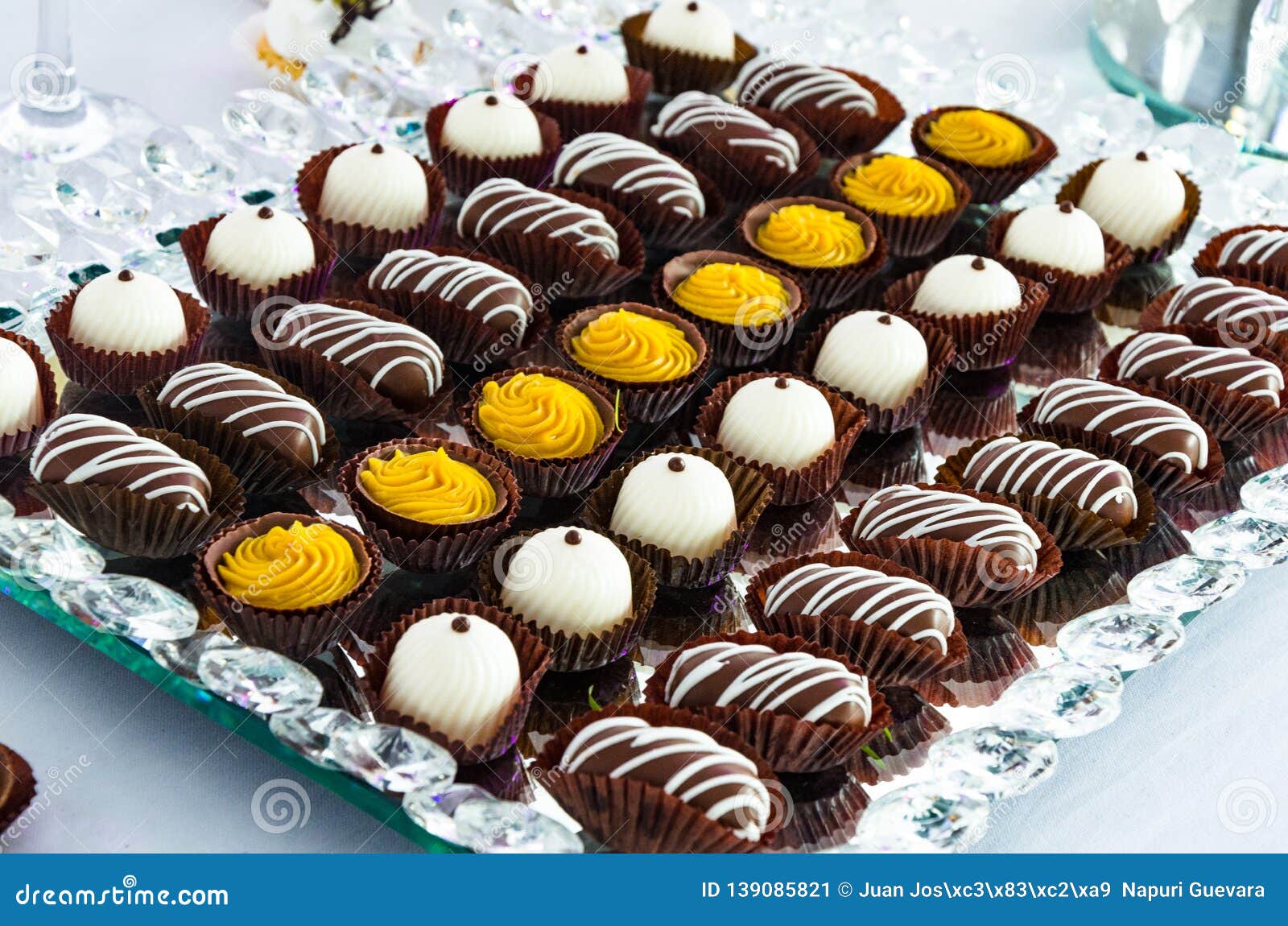 Sweets at a wedding stock image. Image of pastry, decoration - 139085821