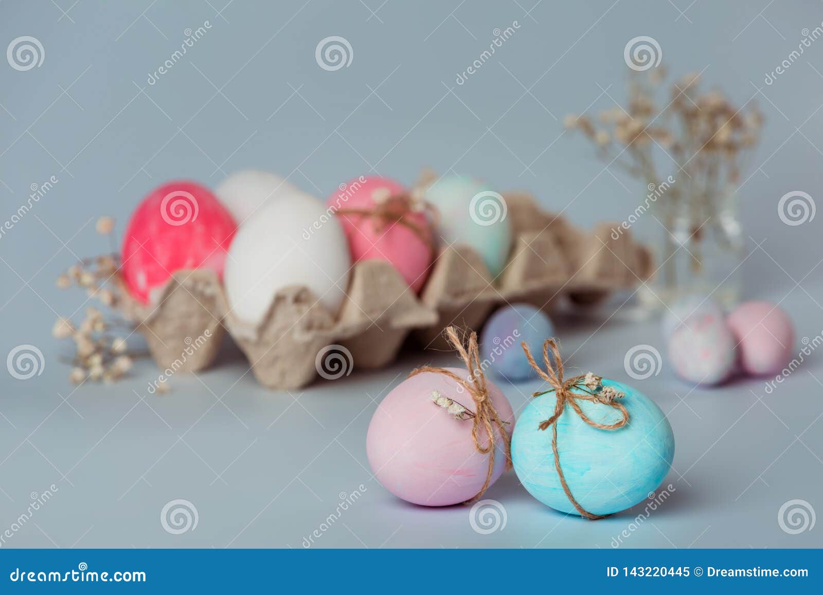 Decorating Eggs. Easter is Coming Soon. Stock Image - Image of happy ...